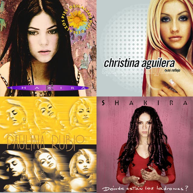 Divas Latinas Mix | Shakira, Paulina Rubio, Thalia, Fey, Gloria Trevi ...