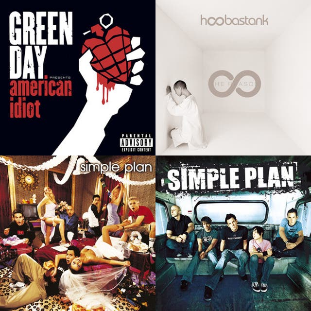 Simple plan, good Charlotte, Maroon 5, the Rasmus, Keane, hoobastank ...