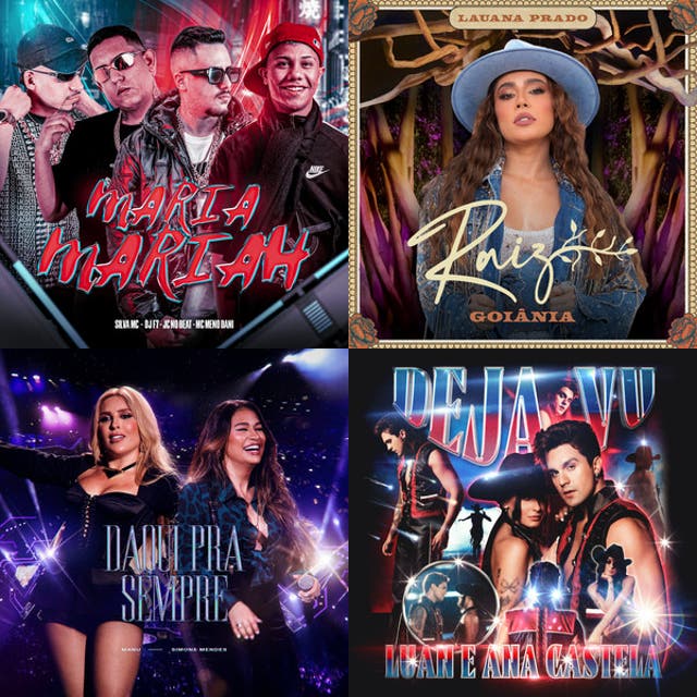 As músicas mais tocadas da Semana de Janeiro 2024 - playlist by ...