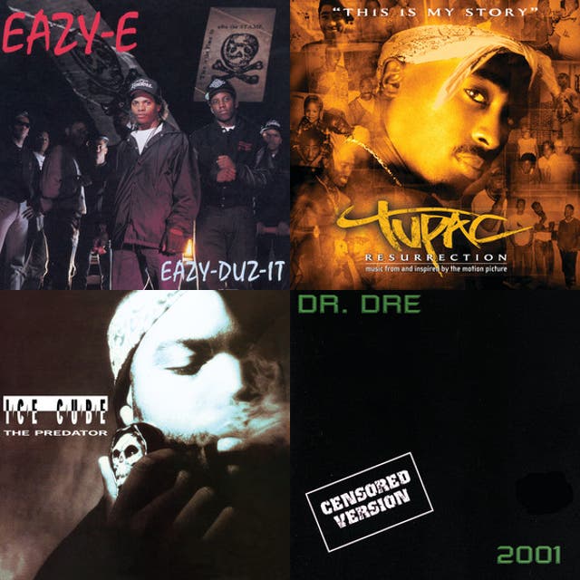 90s rap (clean) - 2pac, Biggie, Eazy-E, Eminem, Ice Cube, Dr Dre ...
