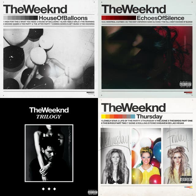every song by the weeknd and the songs he was featured in (because i ...