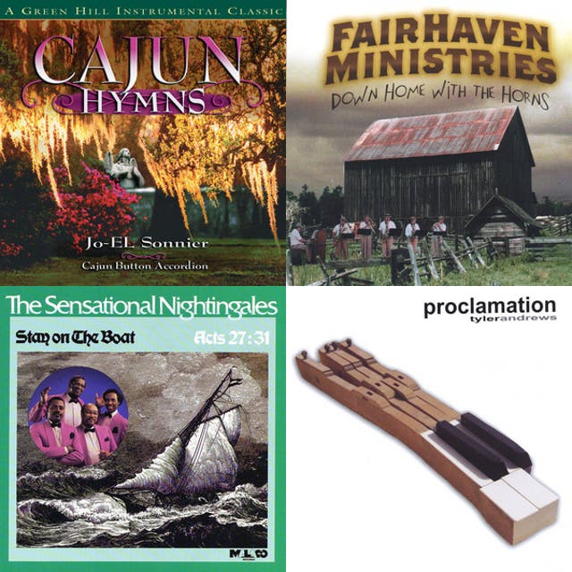 Lively jazz praise, hymns, Gospel; upbeat drive time Dixieland swing ...