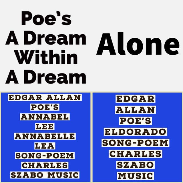 POEMS Famous Poetry set to Music & My Originals Poe Shakespeare Yeats ...