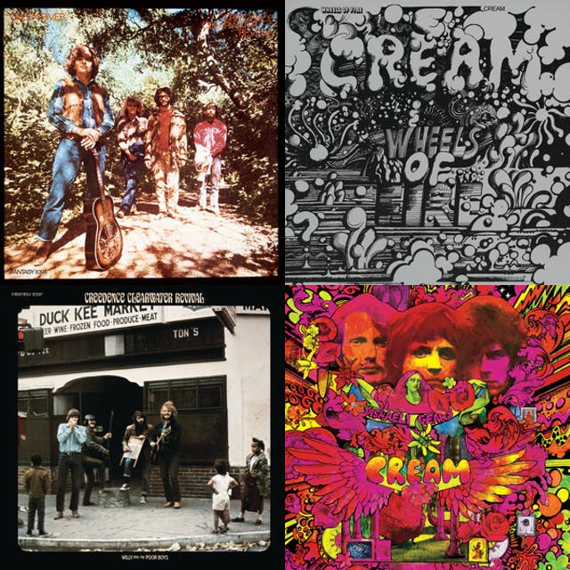 Cream, Creedence, Doors, Eagles, Hollies ,Deep Purple, Hendrix, The Who ...
