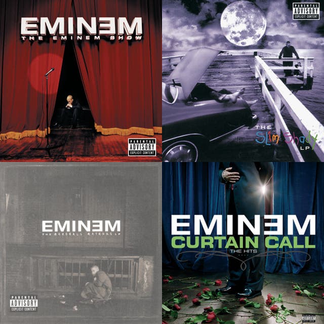 The Eminem Playlist (ft Tupac, Dr.Dre, 50 cent, Lil Wayne, etc ...