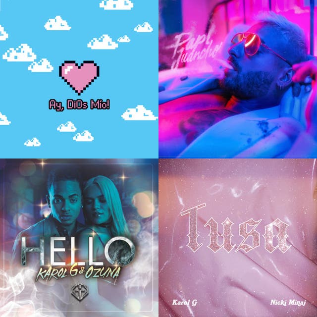 Karol G Ozuna Maluma Rauw Alejandro Bad Bunny Farruco J Valbin