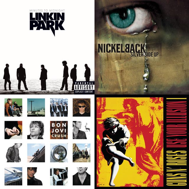 90s 00s Hard Rock Music Hits Playlist Greatest 1990 s 2000 s Hard